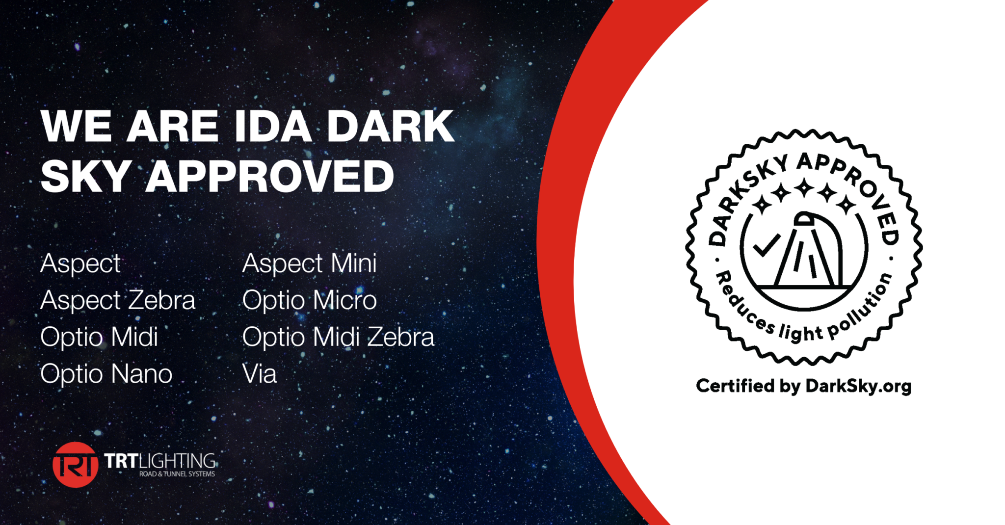 TRT is proud to have achieved IDA Dark Sky approval - TRT Lighting