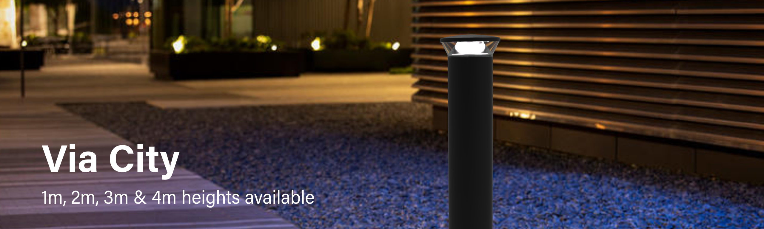 New Product Launch - Elevate your lighting with the new VIA CITY - TRT Lighting